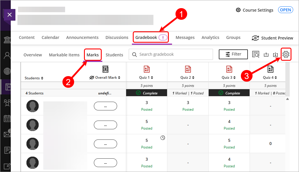 Create a Mark Schema (Pass/Fail) (Ultra) - eLearning - University of Queensland